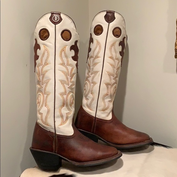 Tony Lama | Shoes | Tony Lama Buckaroo 3r Rr207l Tall Cowboy Boots ...